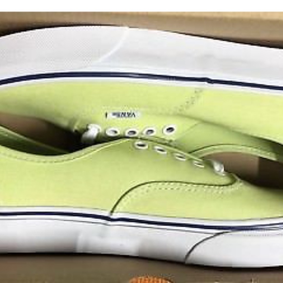 Vans | Shoes | Vans Authentic Shadow Lime Green True White Shoes | Poshmark